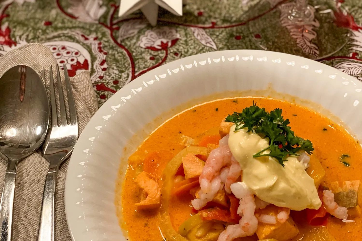 Safransduftende fiskesuppe - Fias fika